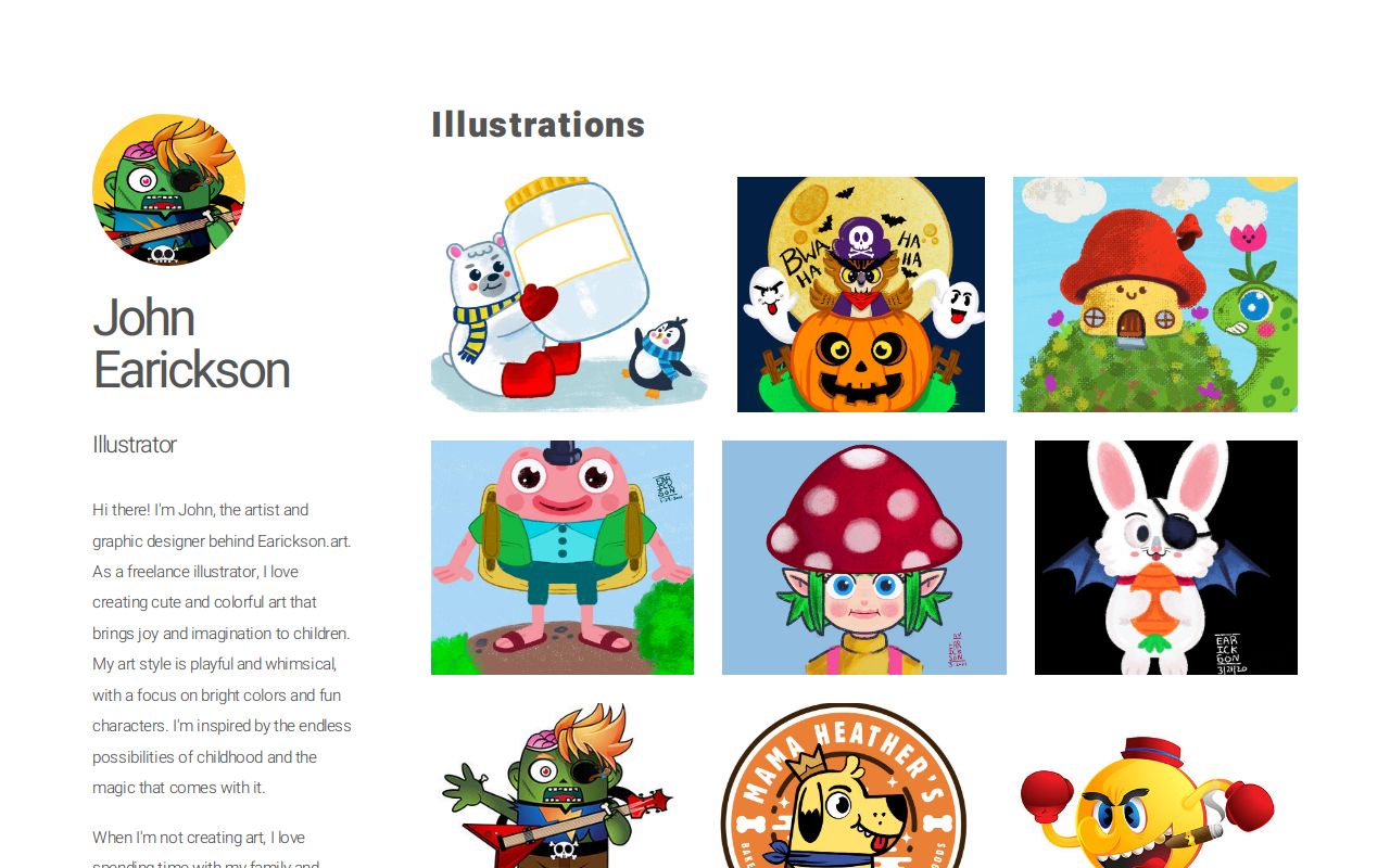 John Earickson - Illustrator and Graphic Designer